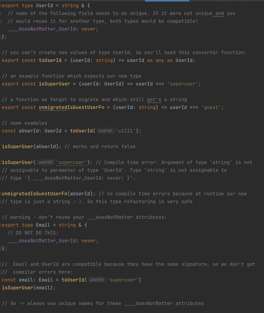 Meinert Schwartau | Why TypeScripts never type is super useful